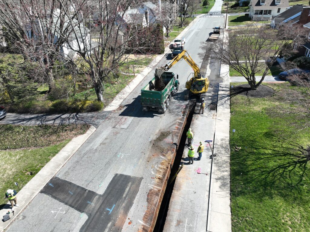 PAWC Norristown Water Main - Brubacher Excavating Inc.