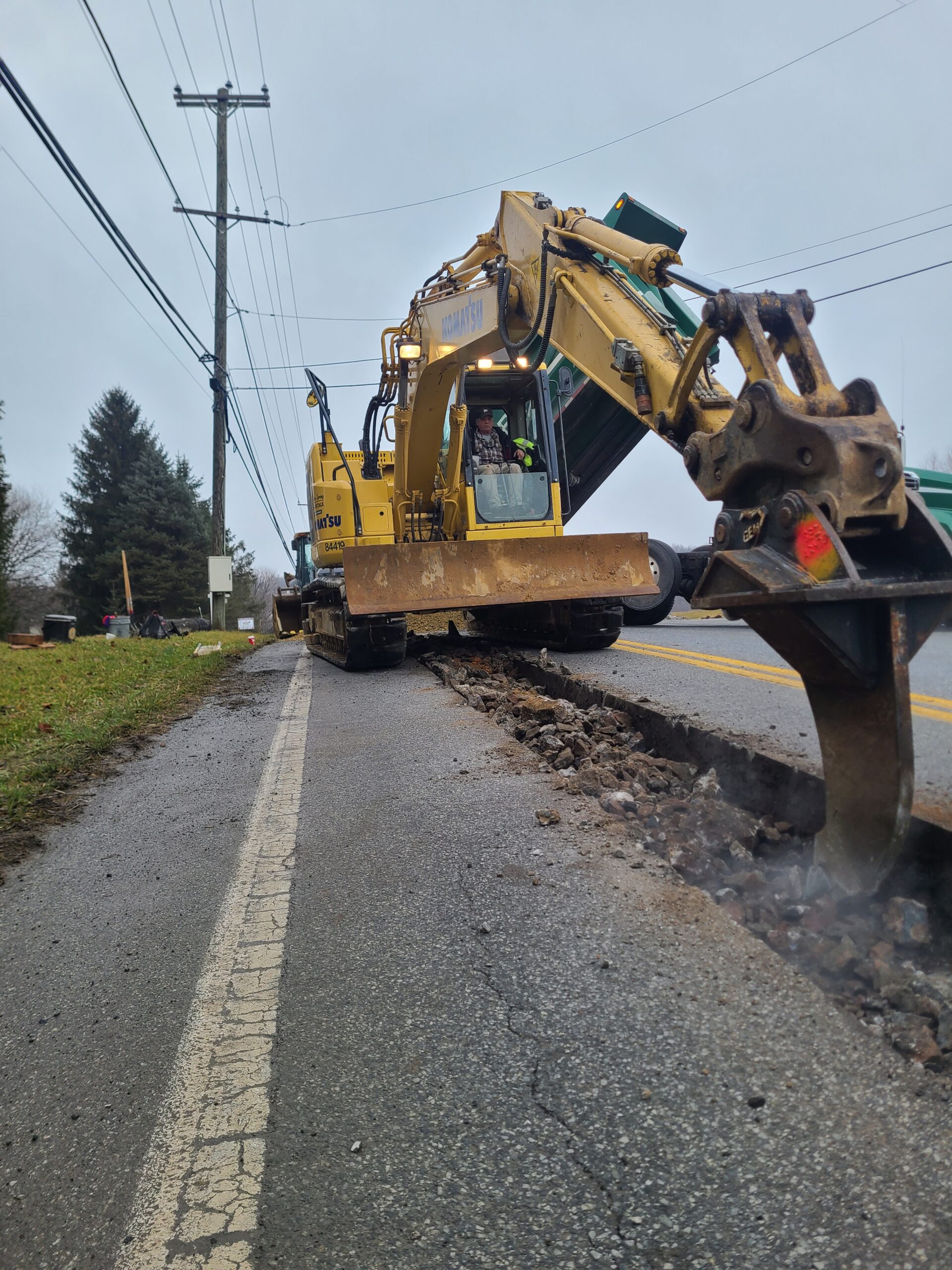 Aqua PA Manor Rd. Water Main - Brubacher Excavating Inc.